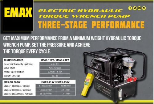 EMAX Hydraulic Torque Wrench Pump - Mbalula XI